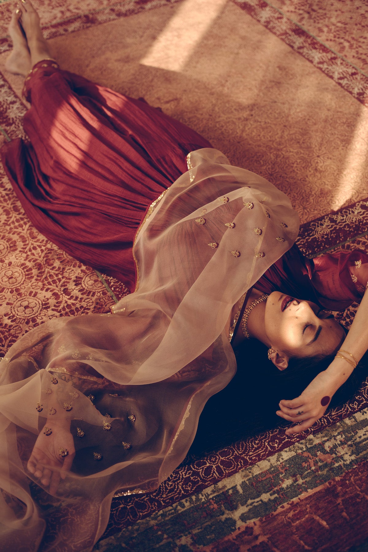 Grey Noor Stole – Sarang Kaur